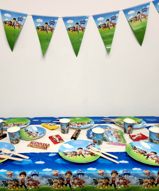 Kit de table Pat Patrouille – Wanderlust Nouvelle Calédonie